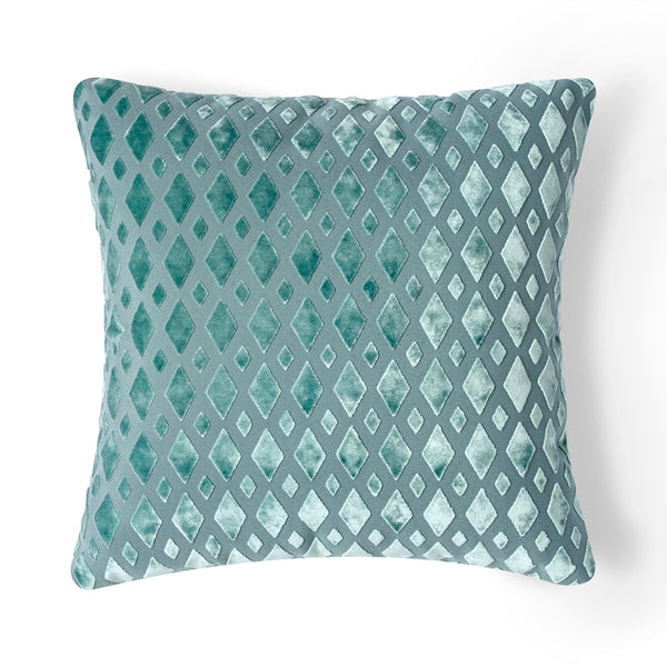 Drops - Teal Blue Decorative Throw Pillow | Pillowpops – Pillow Pops